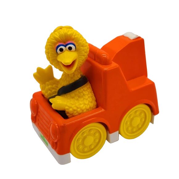 Sesame Street | Toys | Sesame Street Big Bird Tow Truck Push Toy Action ...